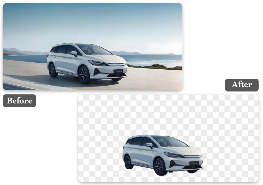 Car Background Remover Tool | Clean Car Photos Online
